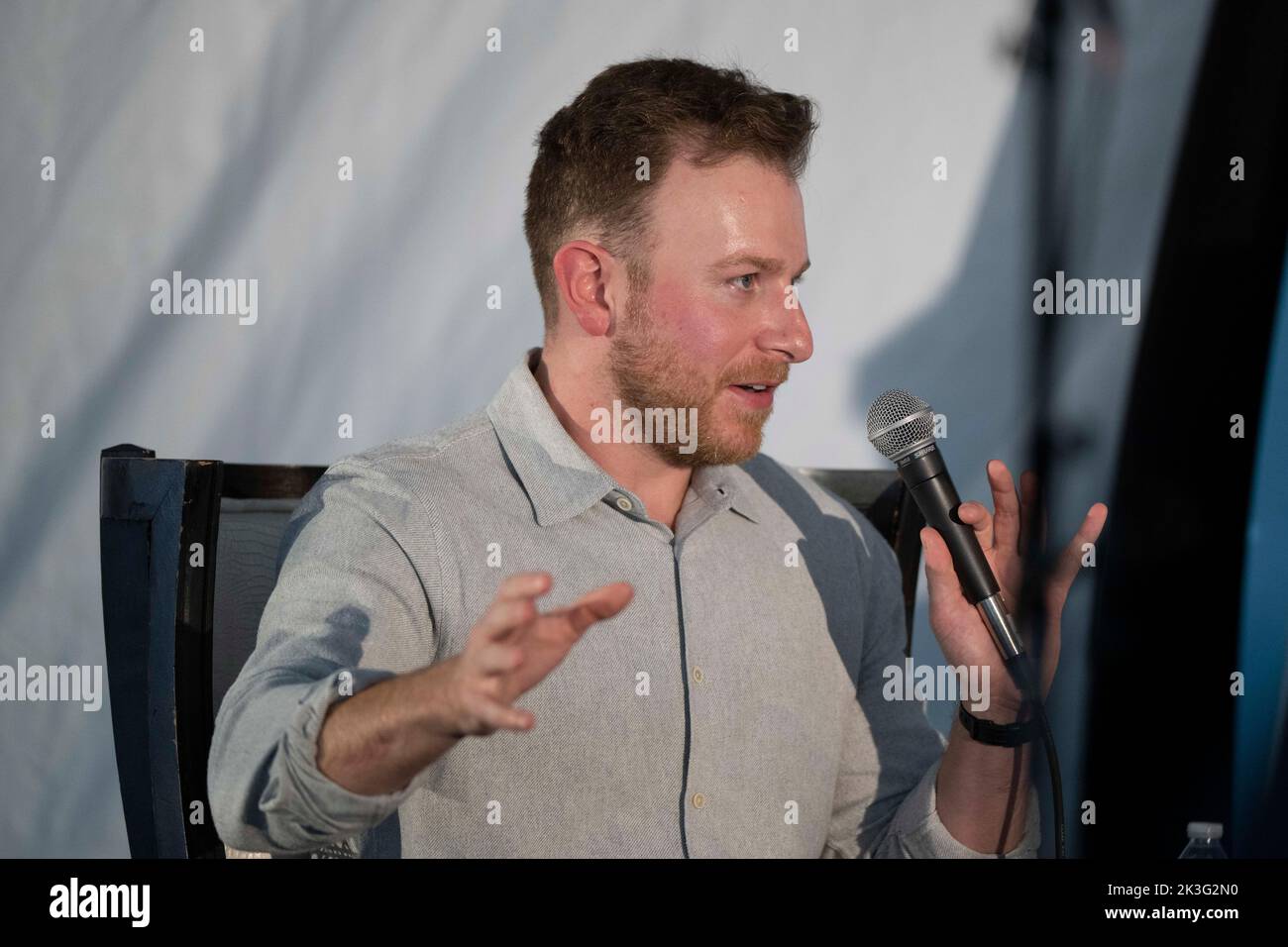 Austin Texas USA, September 24, 2022: Energy and economy reporter for ...