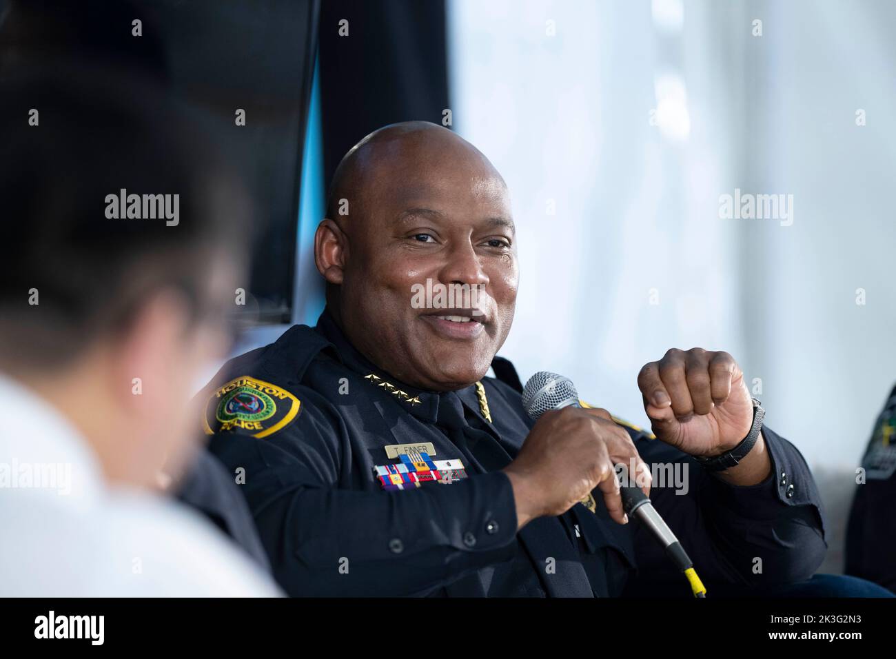 Austin Texas USA, September 24, 2022: Houston police chief TROY FINNER ...