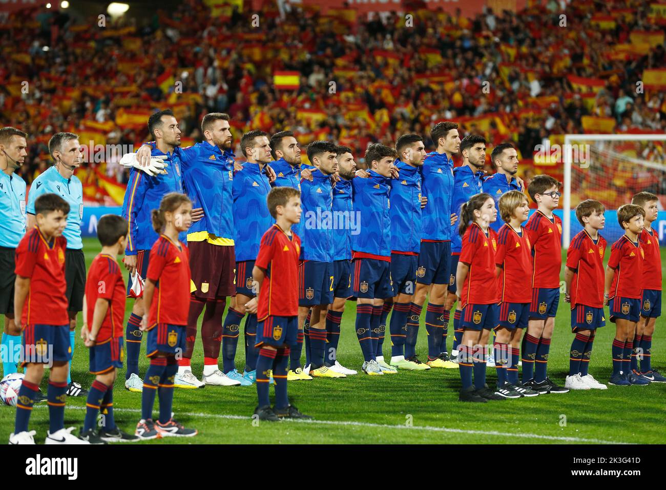 Spain team group line-up (ESP), SEPTEMBER 24, 2022 - Football / Soccer ...