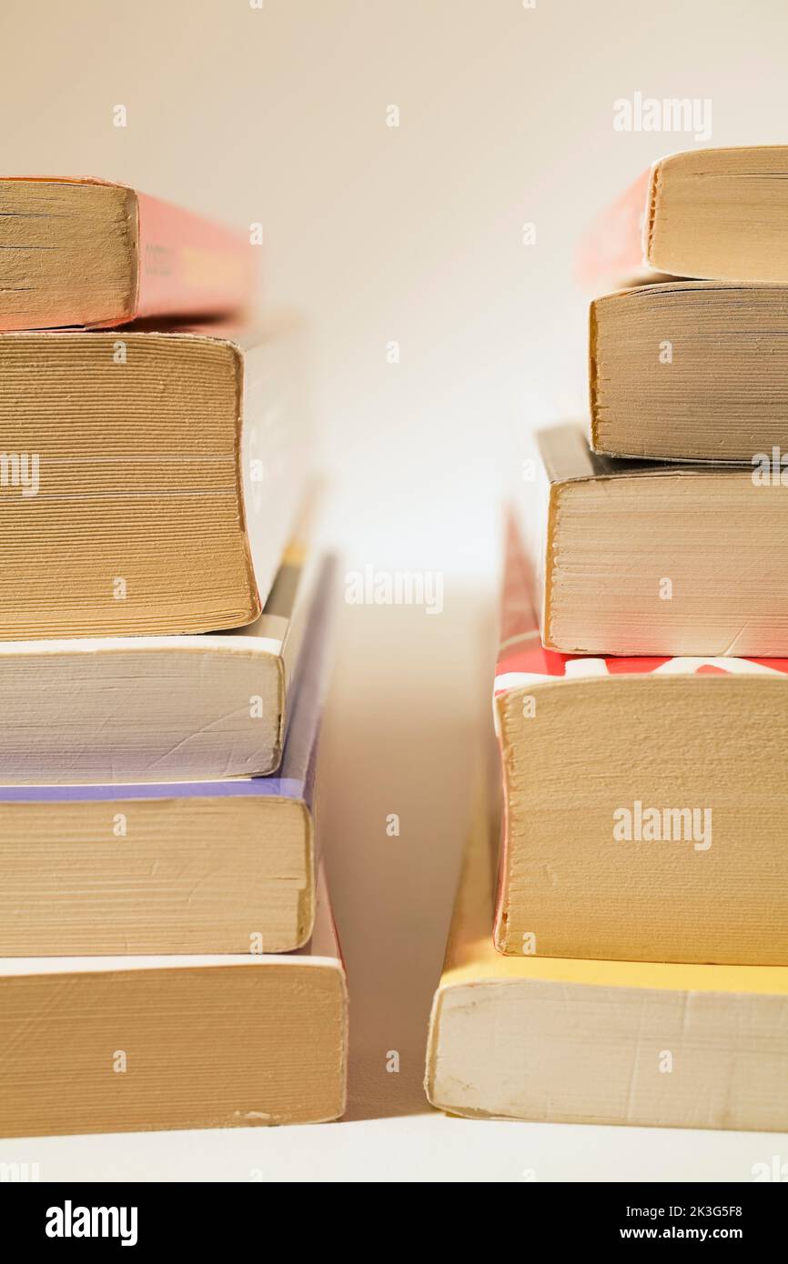 Blue bound books hi-res stock photography and images - Alamy