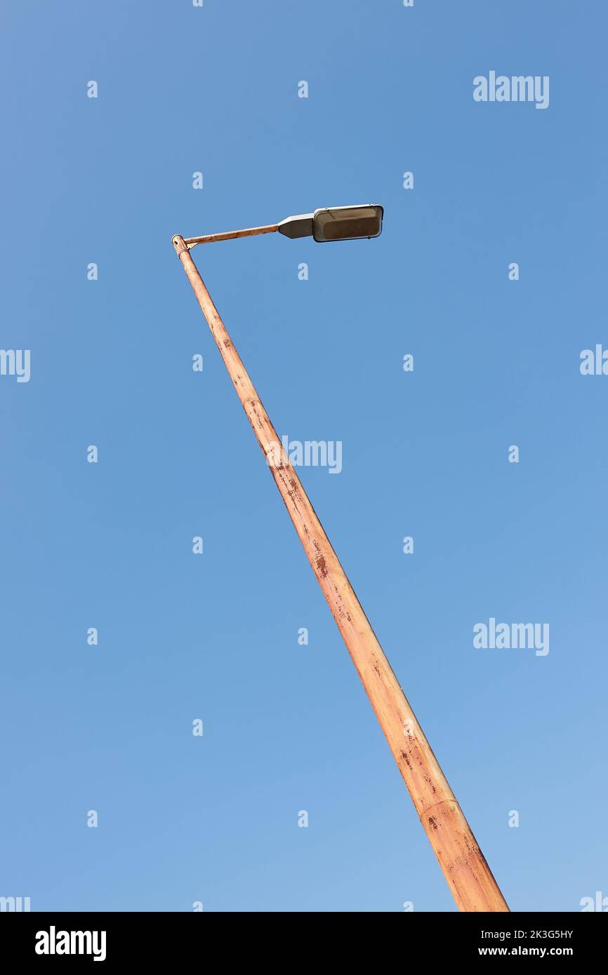 Lamp post on a street Stock Photo - Alamy