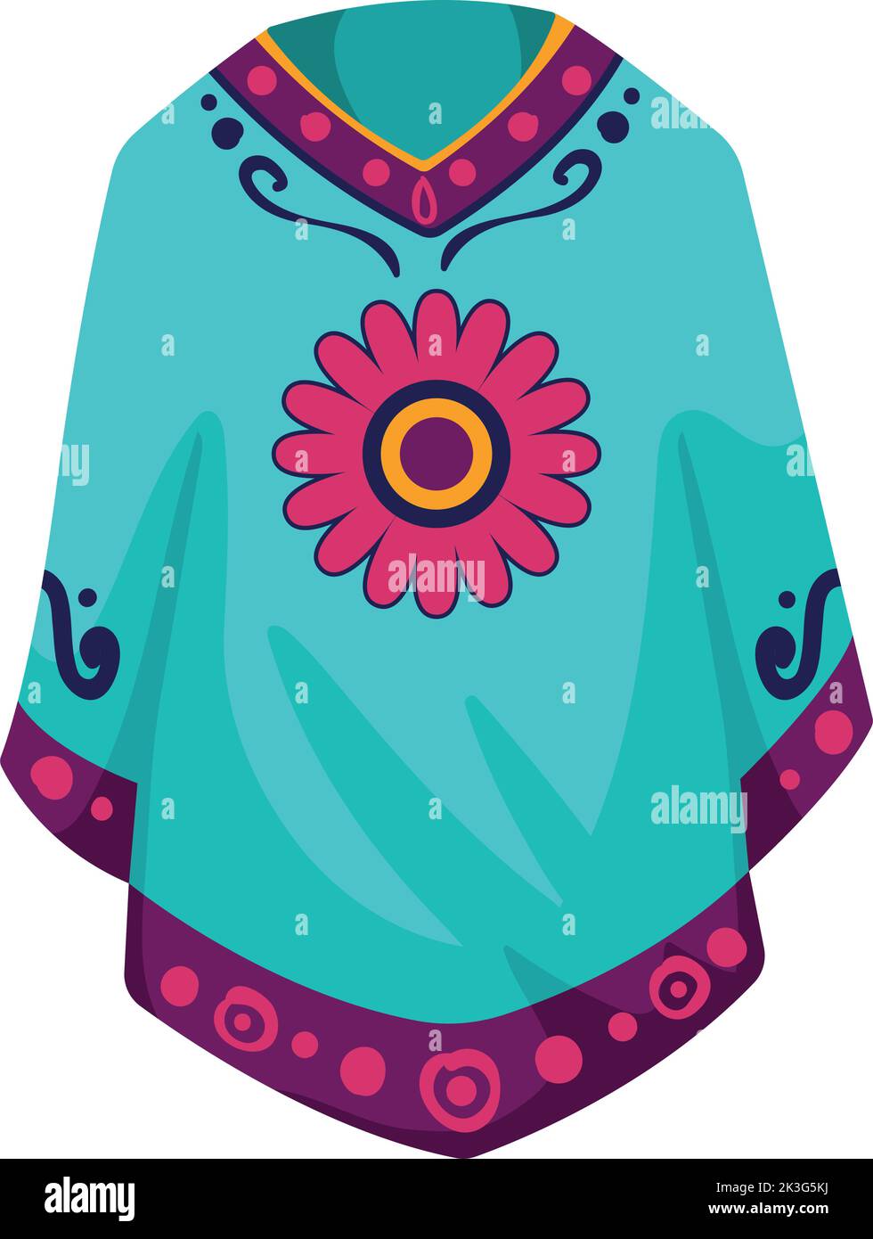mexican poncho traditional Stock Vector Image & Art - Alamy
