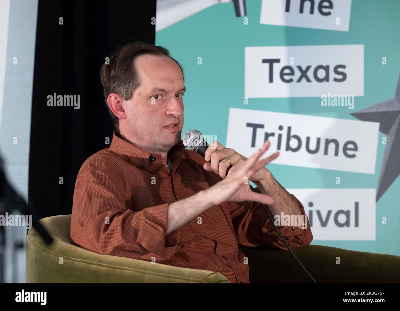 Austin, TX, USA. 24th Sep, 2022. Texsa Monthly editor at large TOM ...