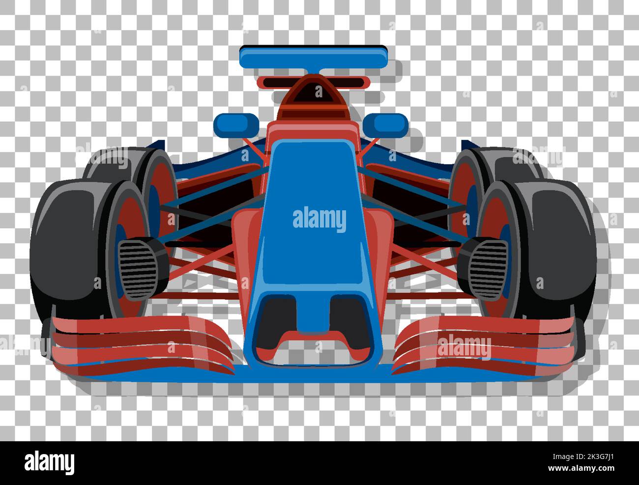 A racing car on grid background illustration Stock Vector Image & Art ...