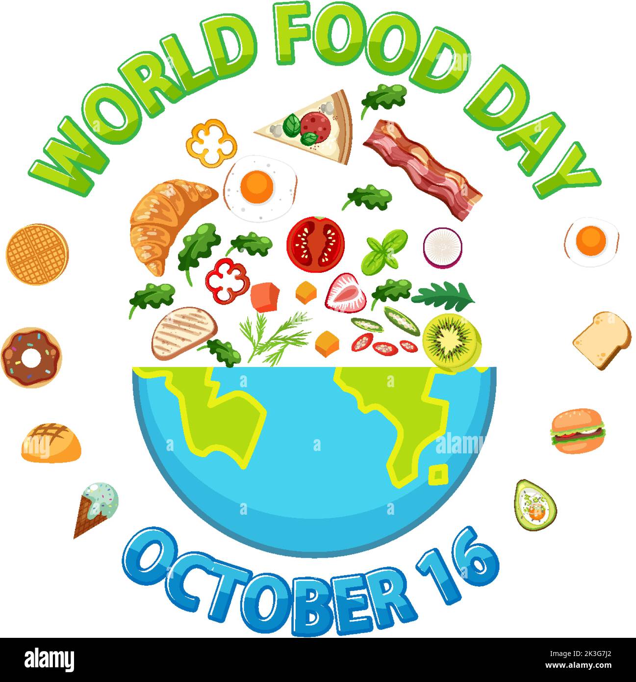World Food Day Banner Design illustration Stock Vector Image & Art - Alamy