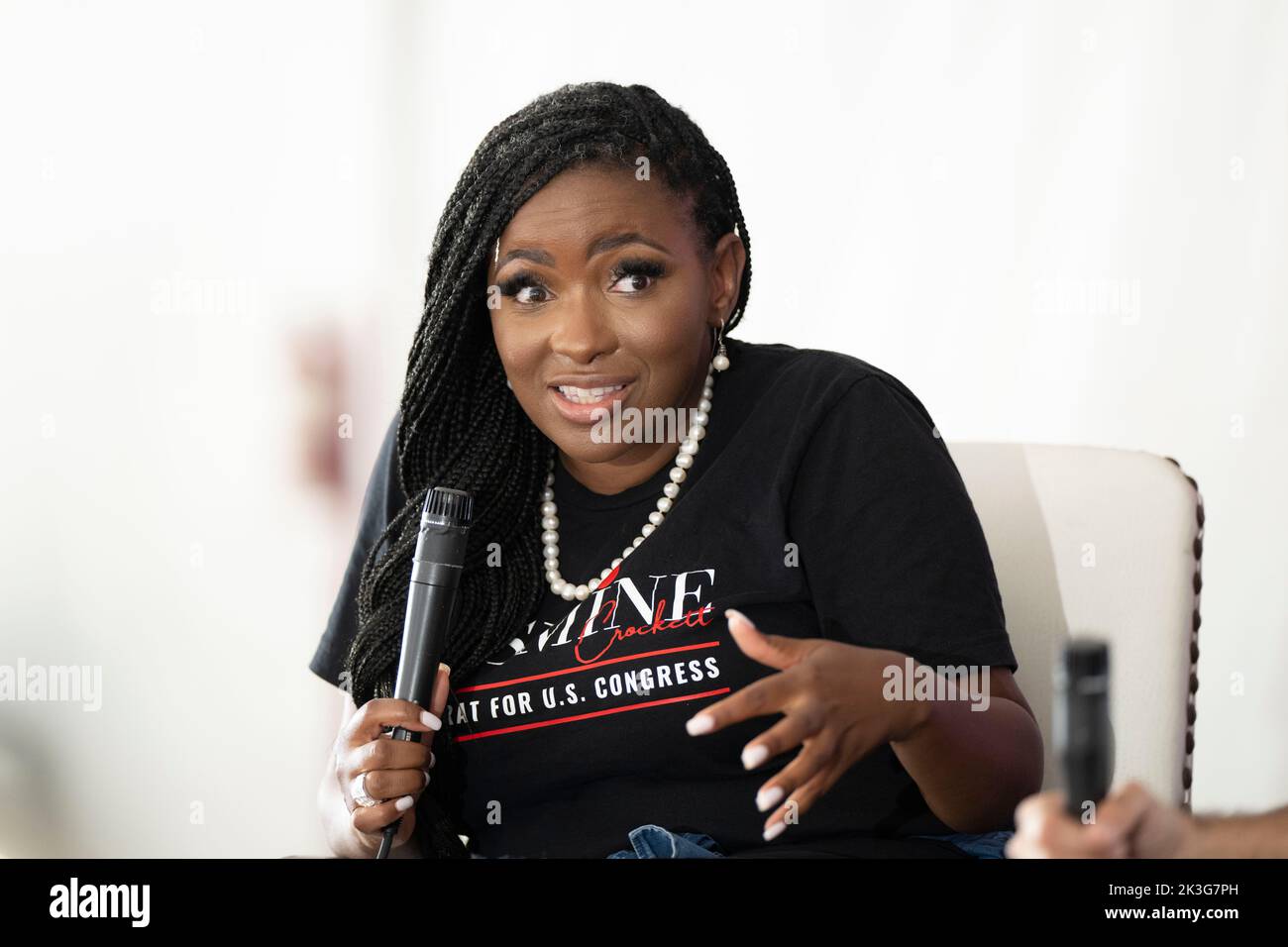 Austin, TX, USA. 24th Sep, 2022. Democratic candidate for U.S. House District 30 and state rep ...