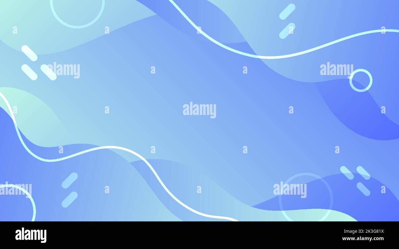 Abstract liquid memphis background blue sea wave. Bright color fluid ...