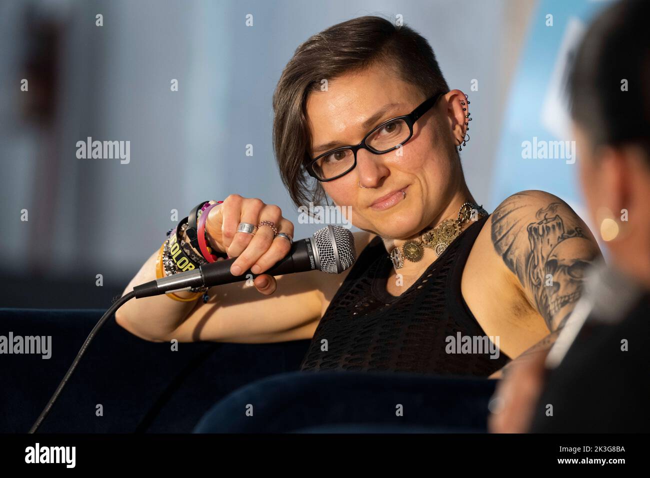 Austin, TX, USA. 24th Sep, 2022. Investigative reporter KERI BLAKINGER ...