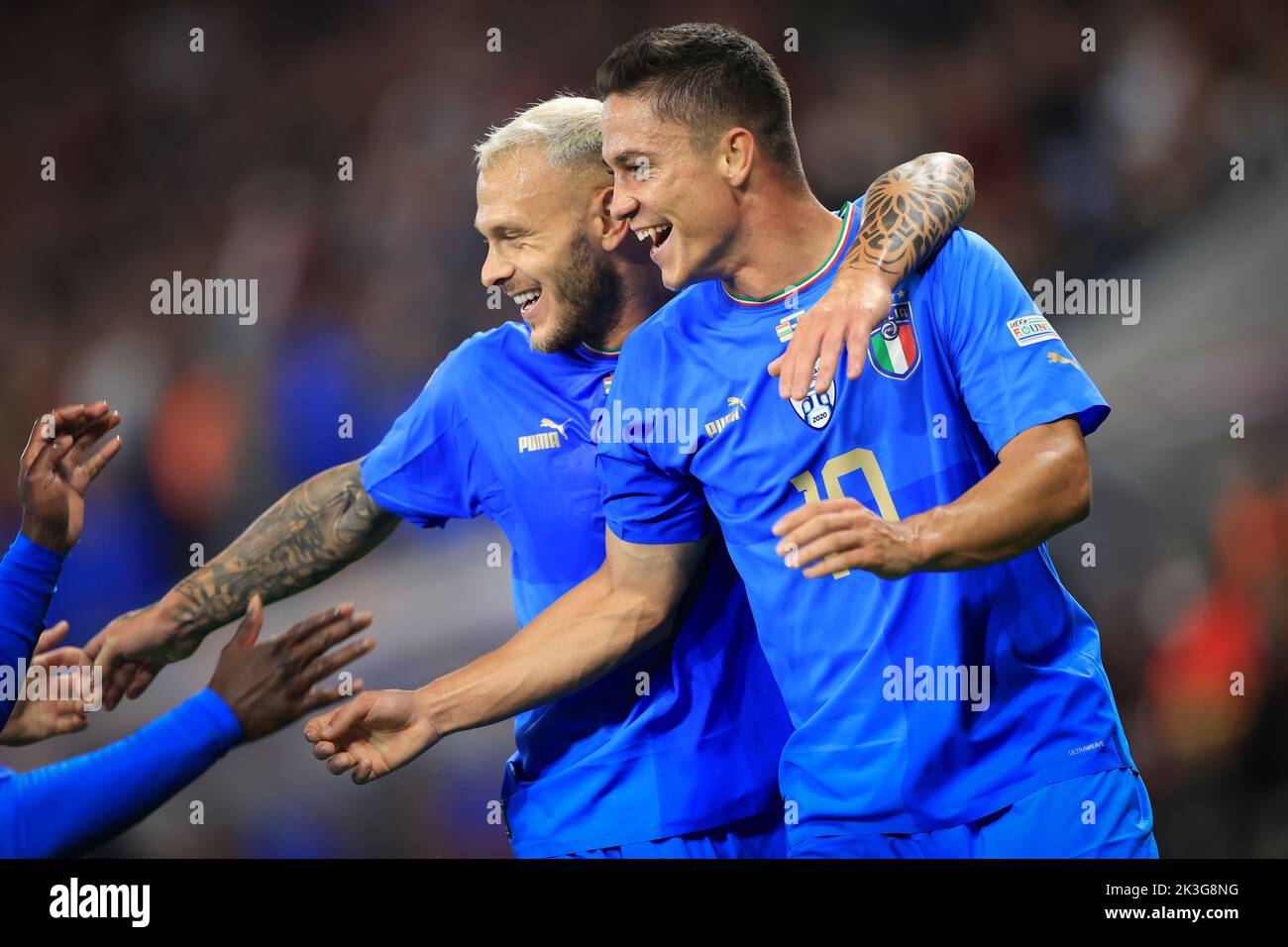 Budapest, Hungary, September 26, 2022. UEFA Nations League Group 3 ...