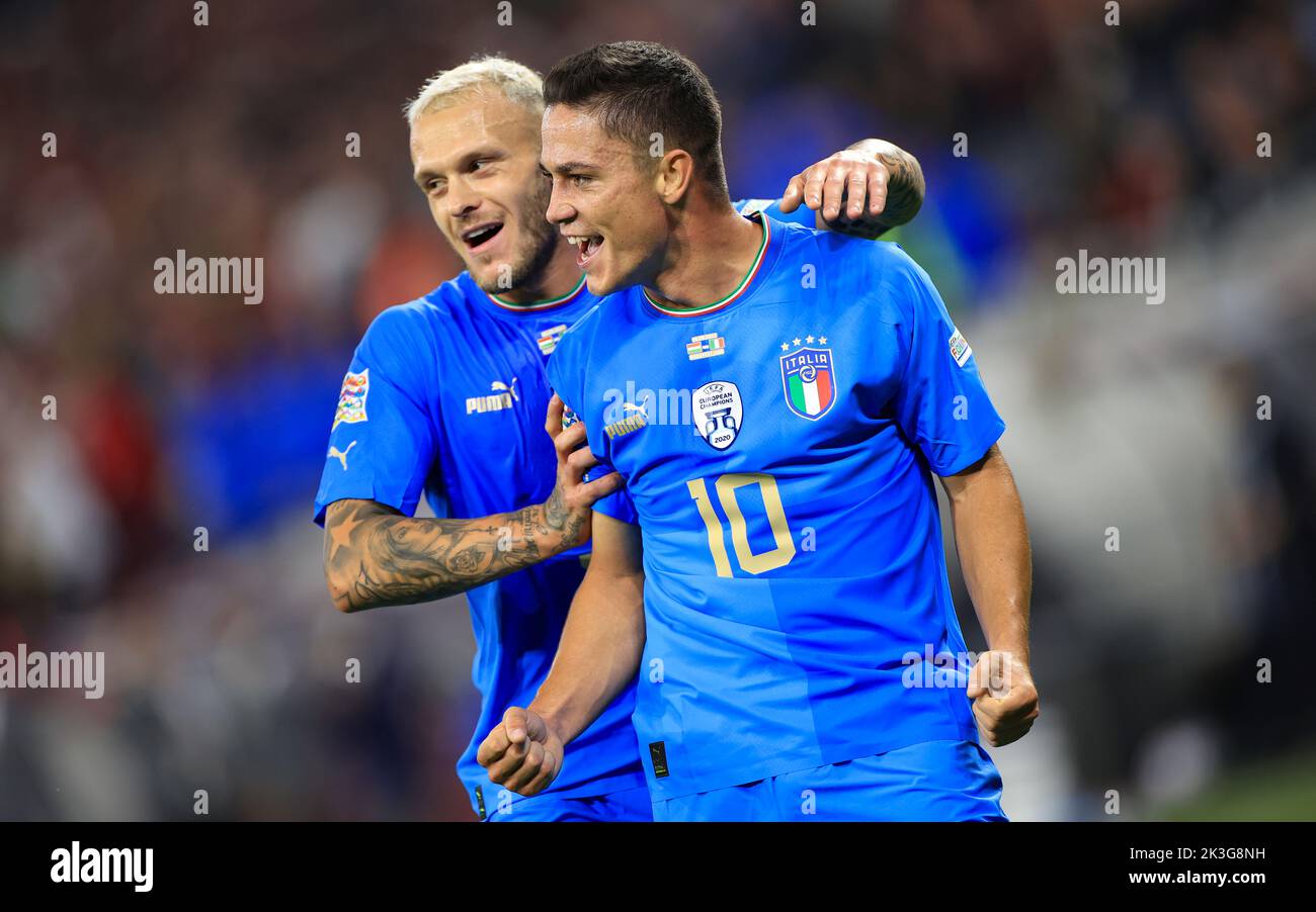 Budapest, Hungary, September 26, 2022. UEFA Nations League Group 3 ...