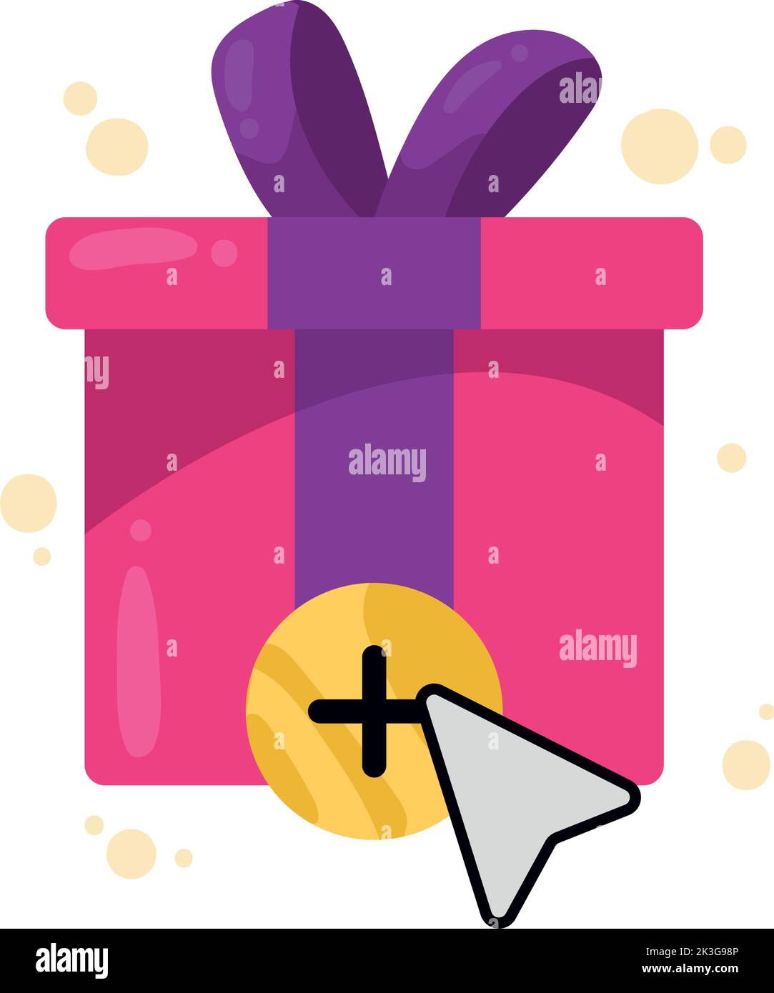 gift with mouse cursor Stock Vector Image & Art - Alamy