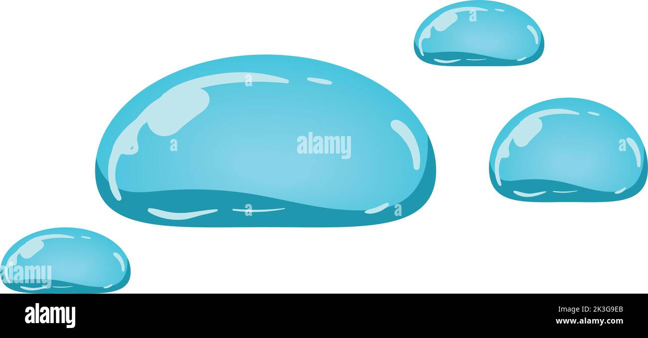 pure water drops Stock Vector Image & Art - Alamy