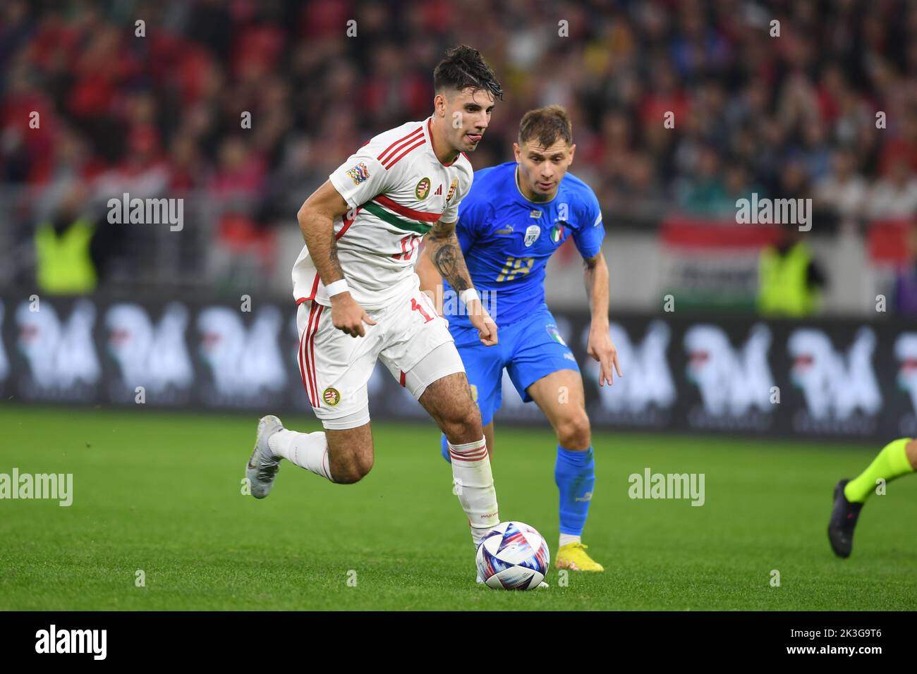 Budapest, Hungary, September 26, 2022, Dominik Szoboszlai (Hungary ...