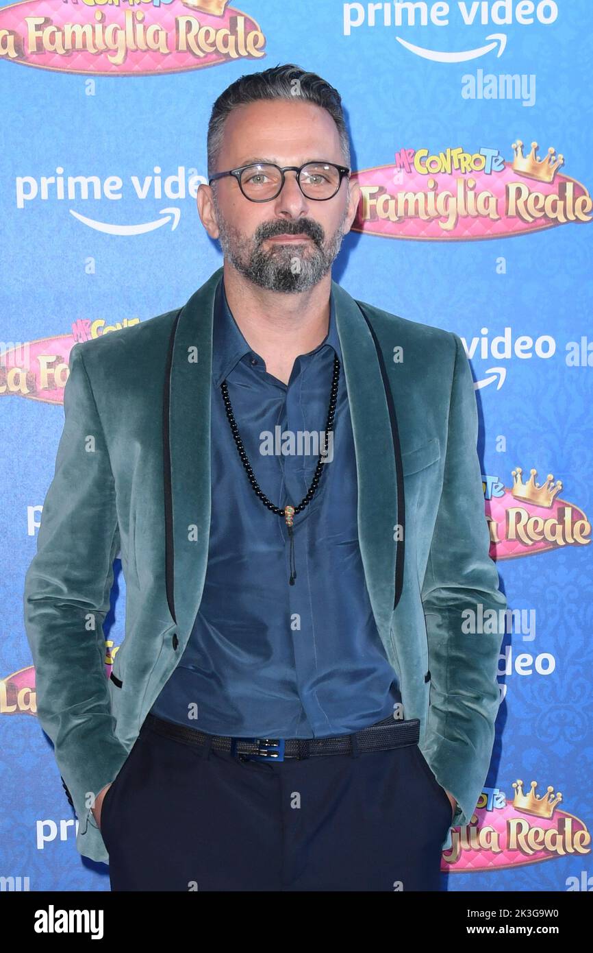 Rome, Italy - 26 Sept 2022, Gianluca Leuzzi attends the Me contro te ...