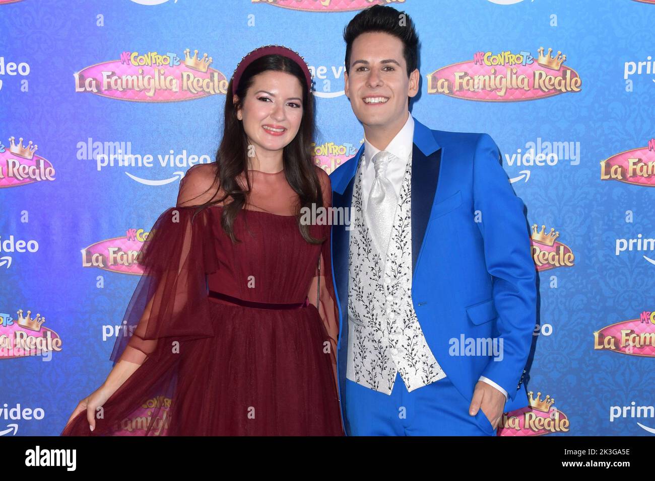 Rome, Italy - 26 Sept 2022, Sofi (L) and Luis (R) attend the Me contro ...