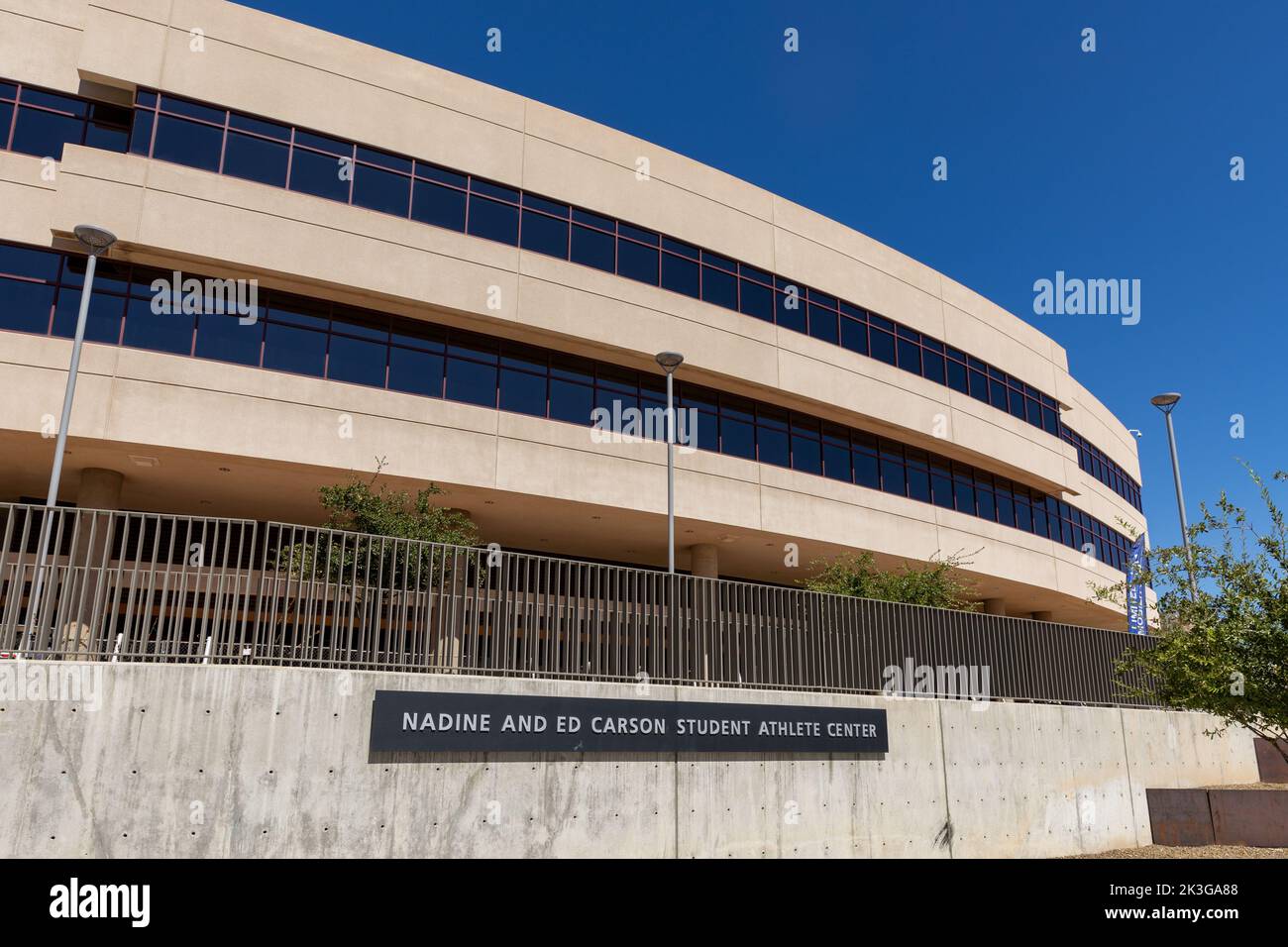 Tempe, AZ - September 2022: Nadine and Ed Carson Student Athlete Center ...