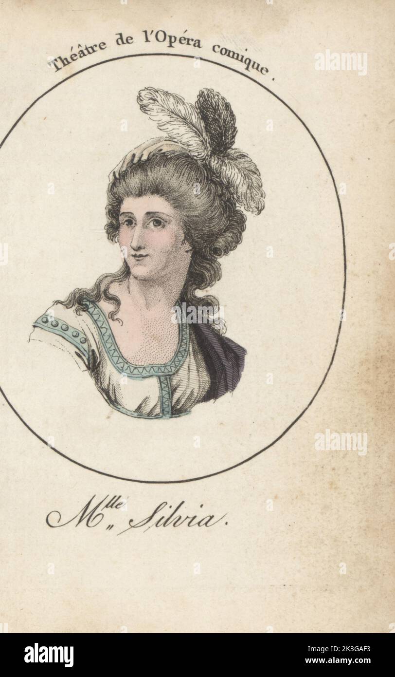 Jeanne-Rose Benozzi, Gianetta Rosa Benozzi, or Mlle Silvia, actress and ...