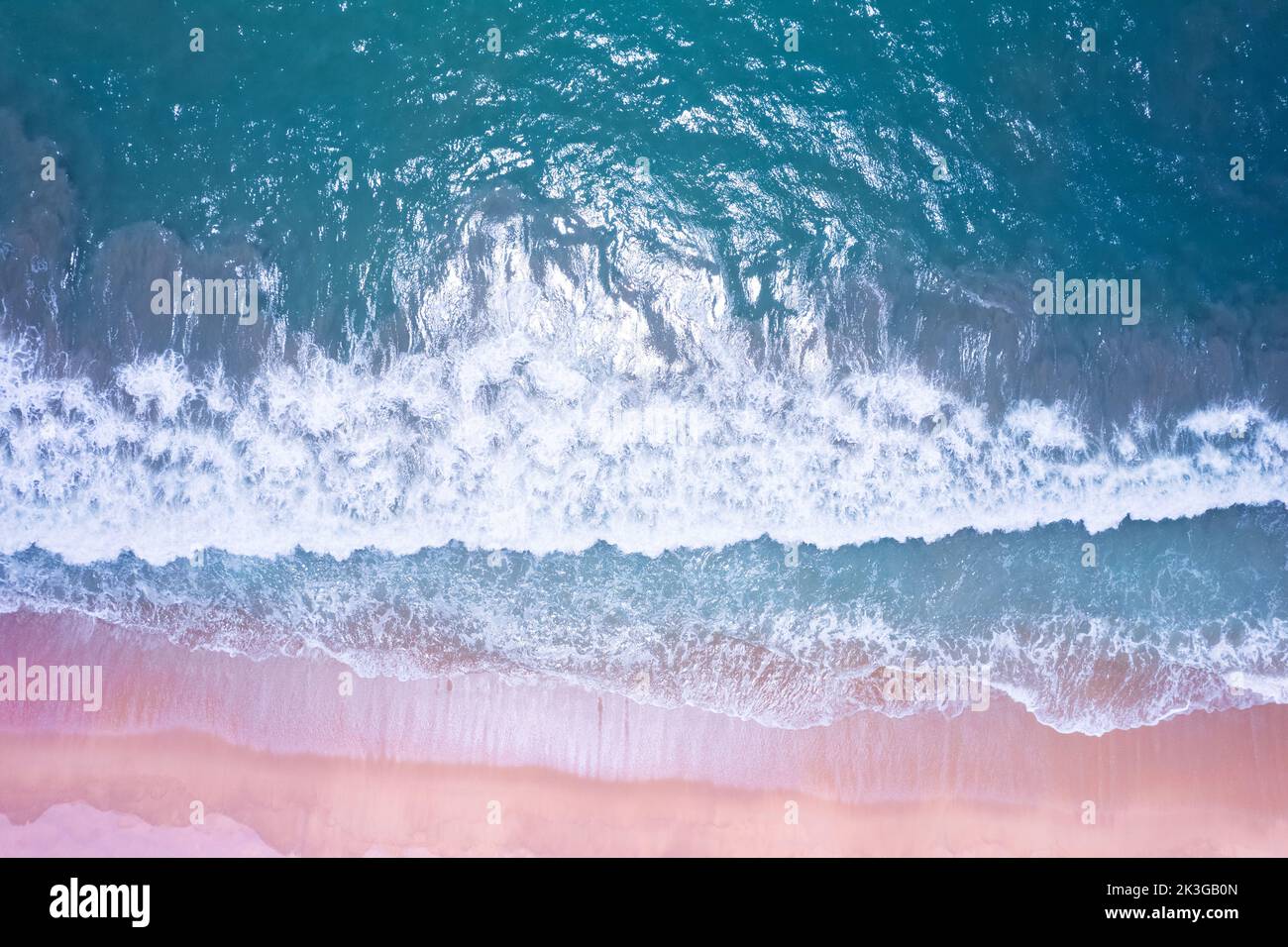 Aerial view drone over beach sea, Beautiful sea waves background, Beach ...
