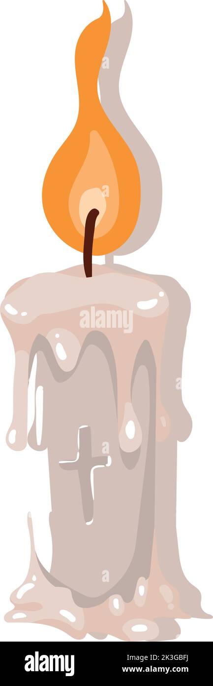 candle wax on fire Stock Vector Image & Art - Alamy