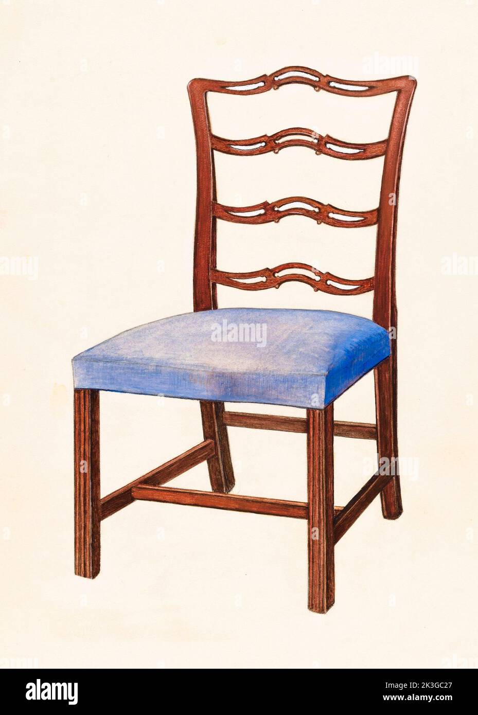 Side Chair (1937) by Mario de Ferrante. Original from The National ...