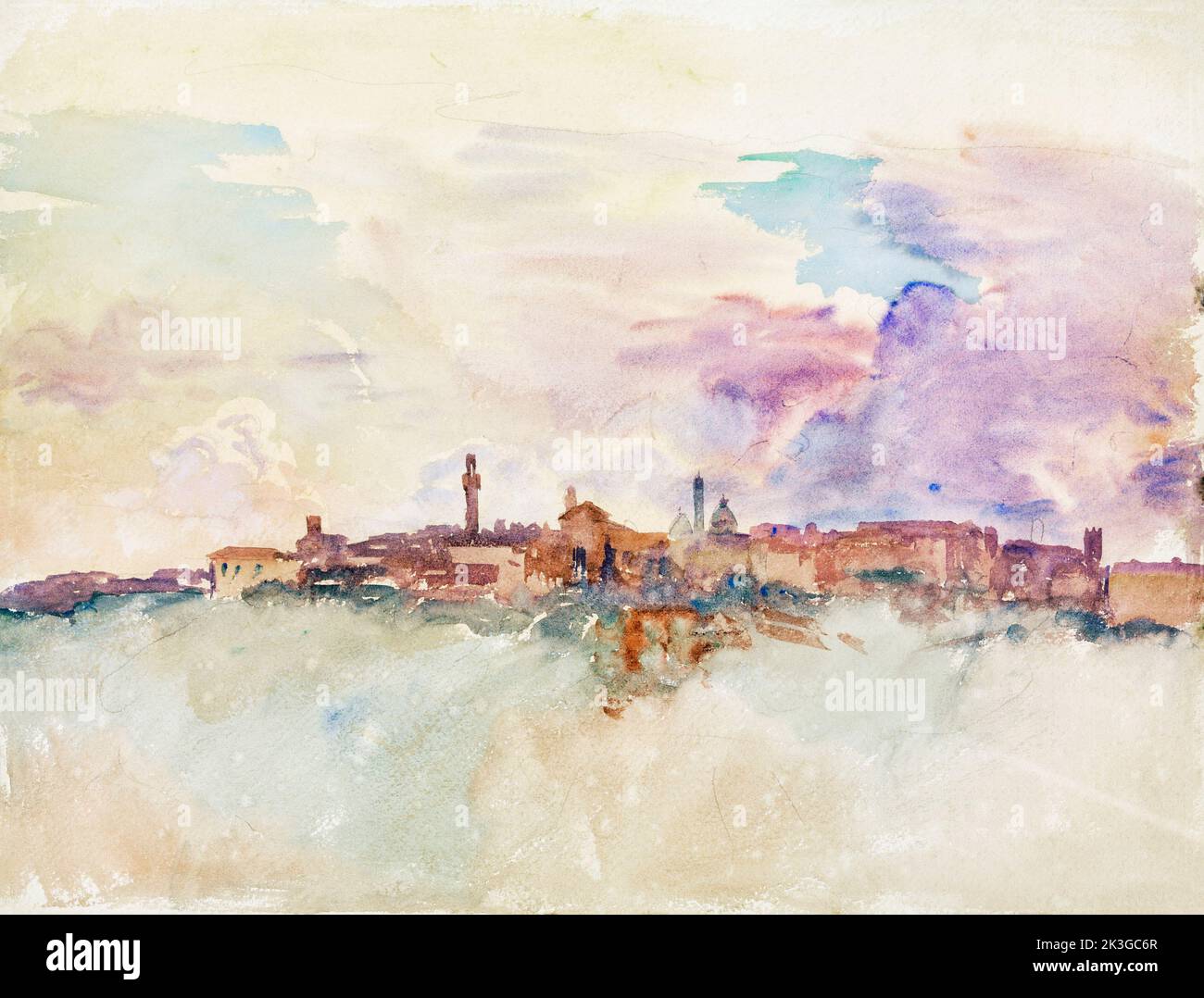 Siena (ca. 1910 ) by John Singer Sargent. Original from The MET Museum ...