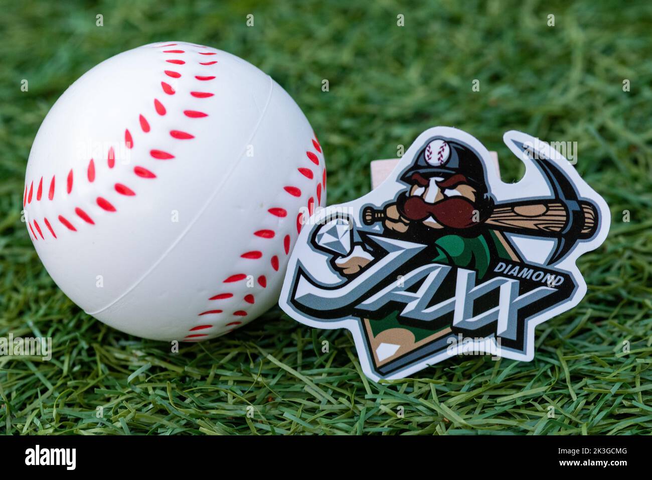 September 26, 2022, Cooperstown, New York. Diamond Jaxx baseball club ...