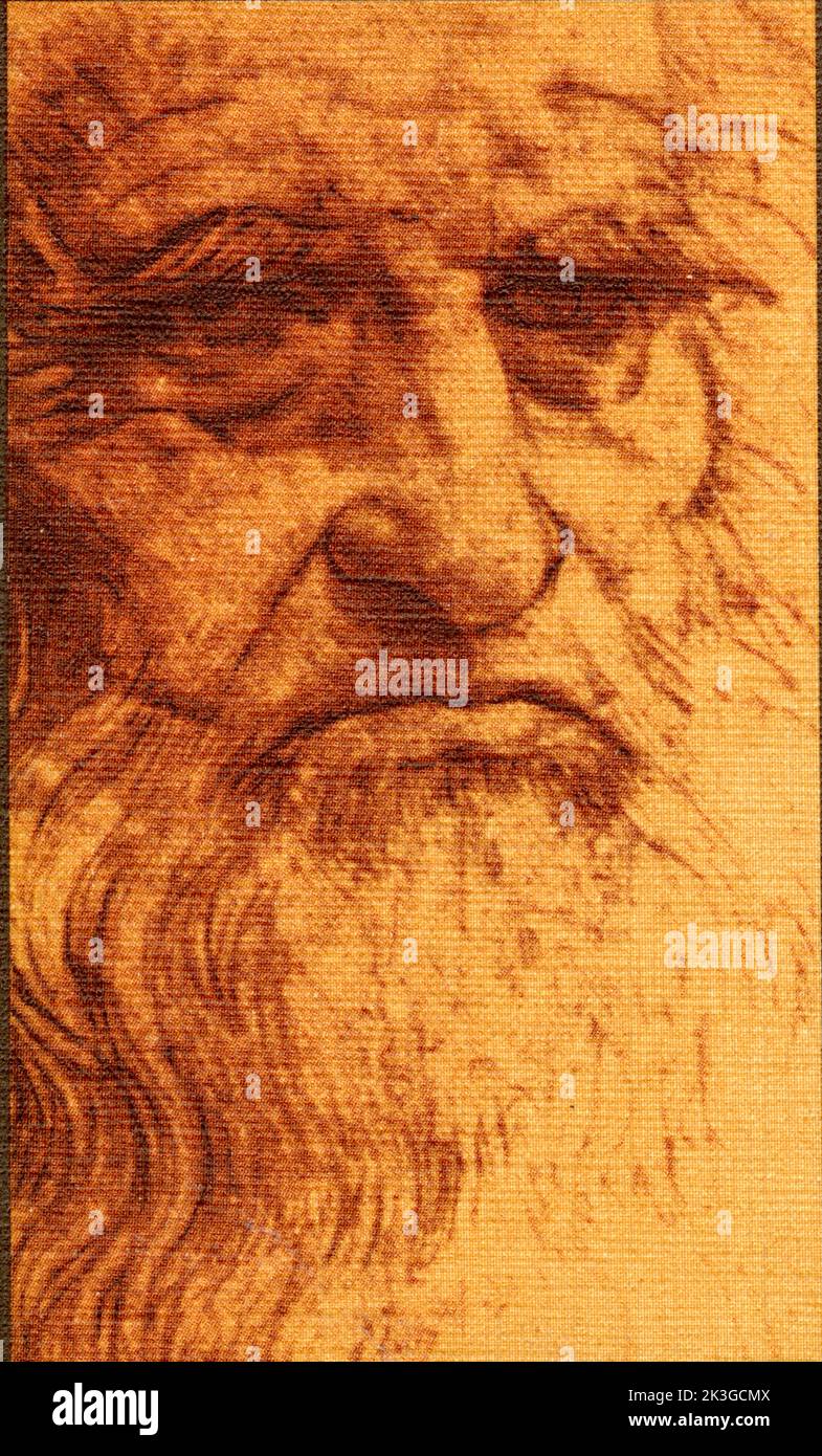Autoportrait leonardo da vinci hi-res stock photography and images - Alamy