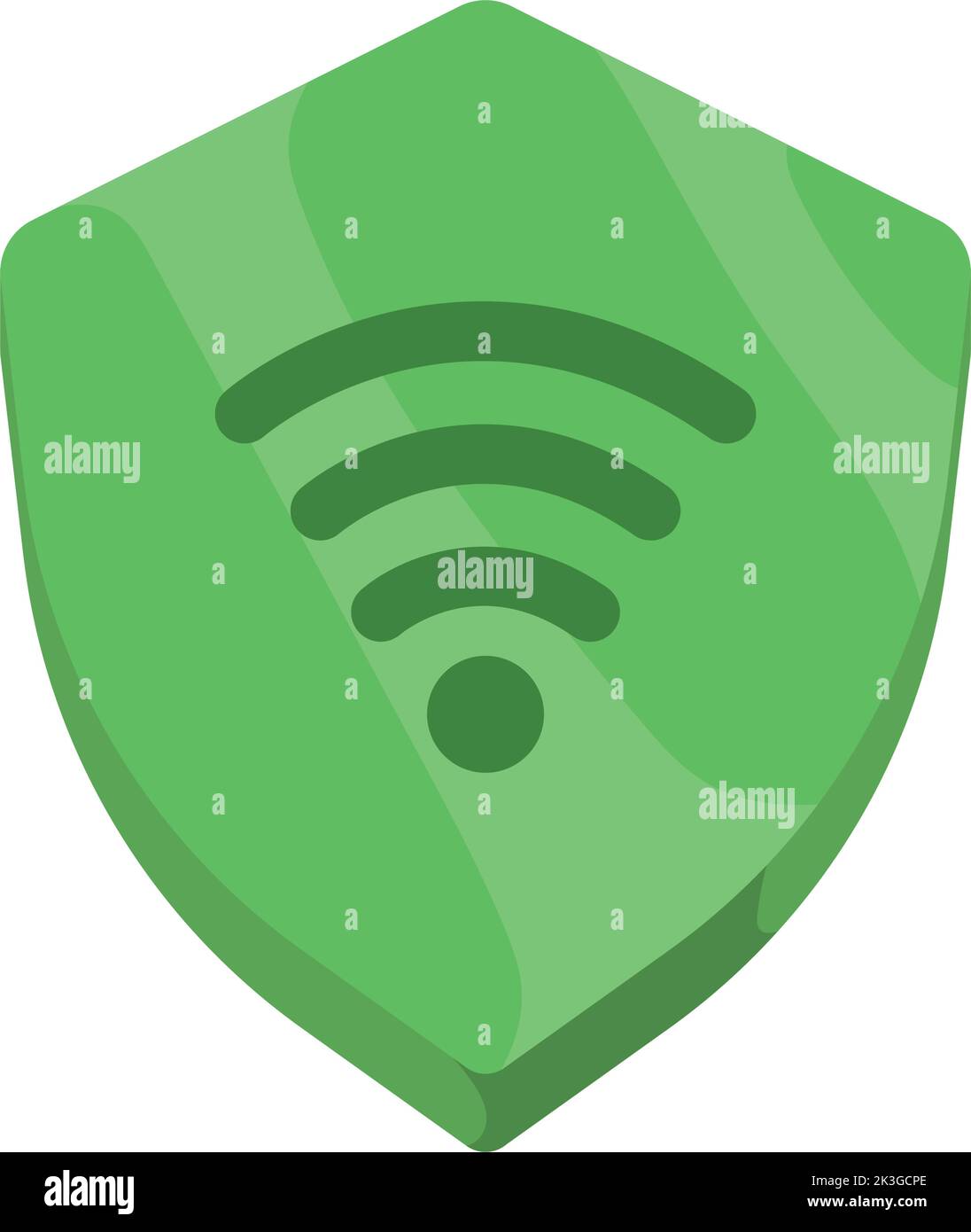 wifi signal in shield Stock Vector Image & Art - Alamy
