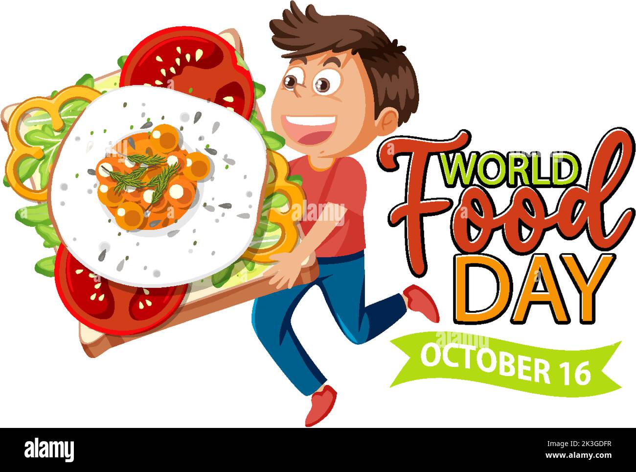 World Food Day Banner Design illustration Stock Vector Image & Art - Alamy
