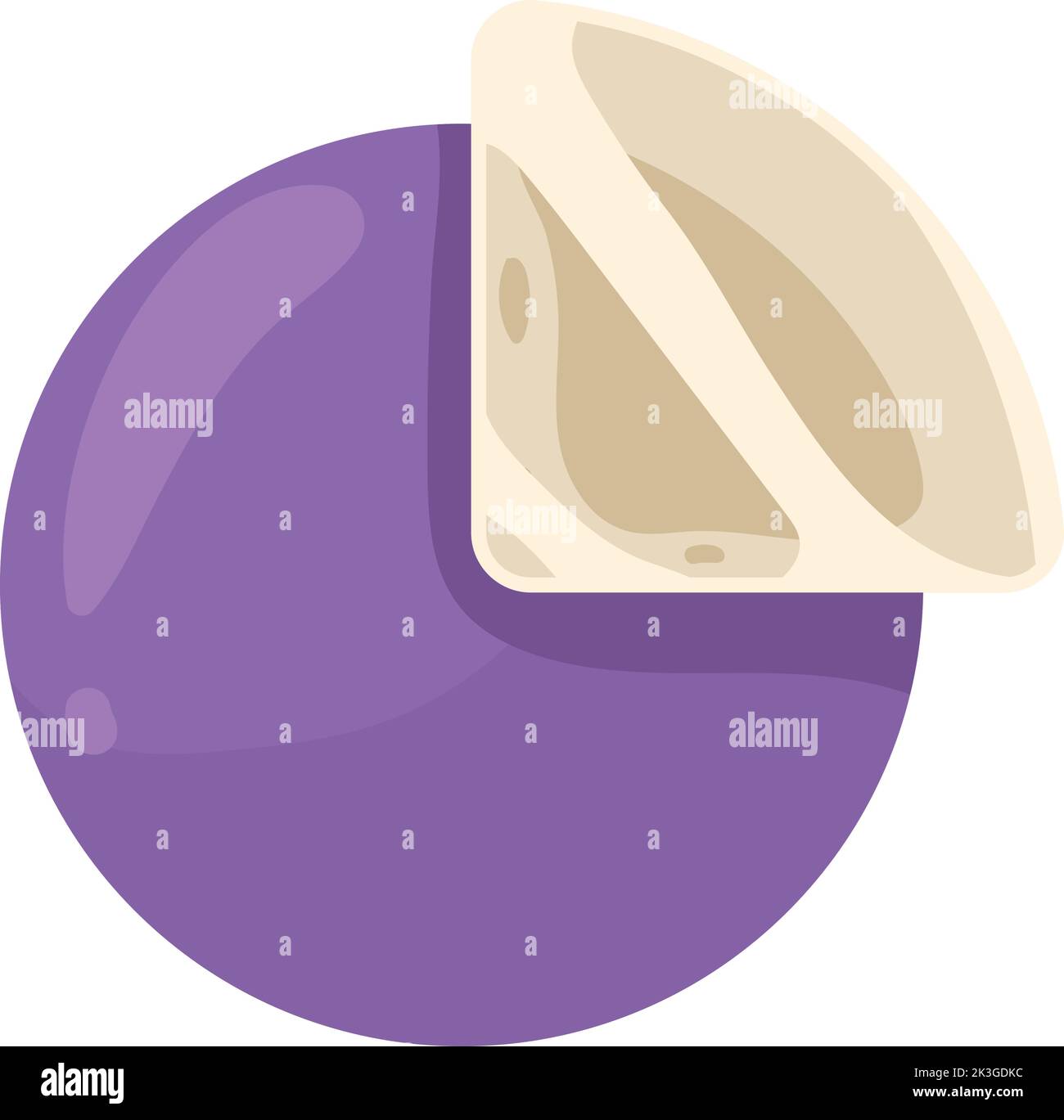 statistics pie glassmorphism style Stock Vector Image & Art - Alamy