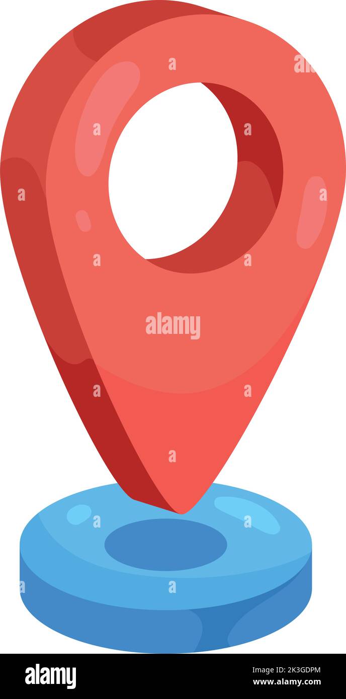 pin location 3d style Stock Vector Image & Art - Alamy