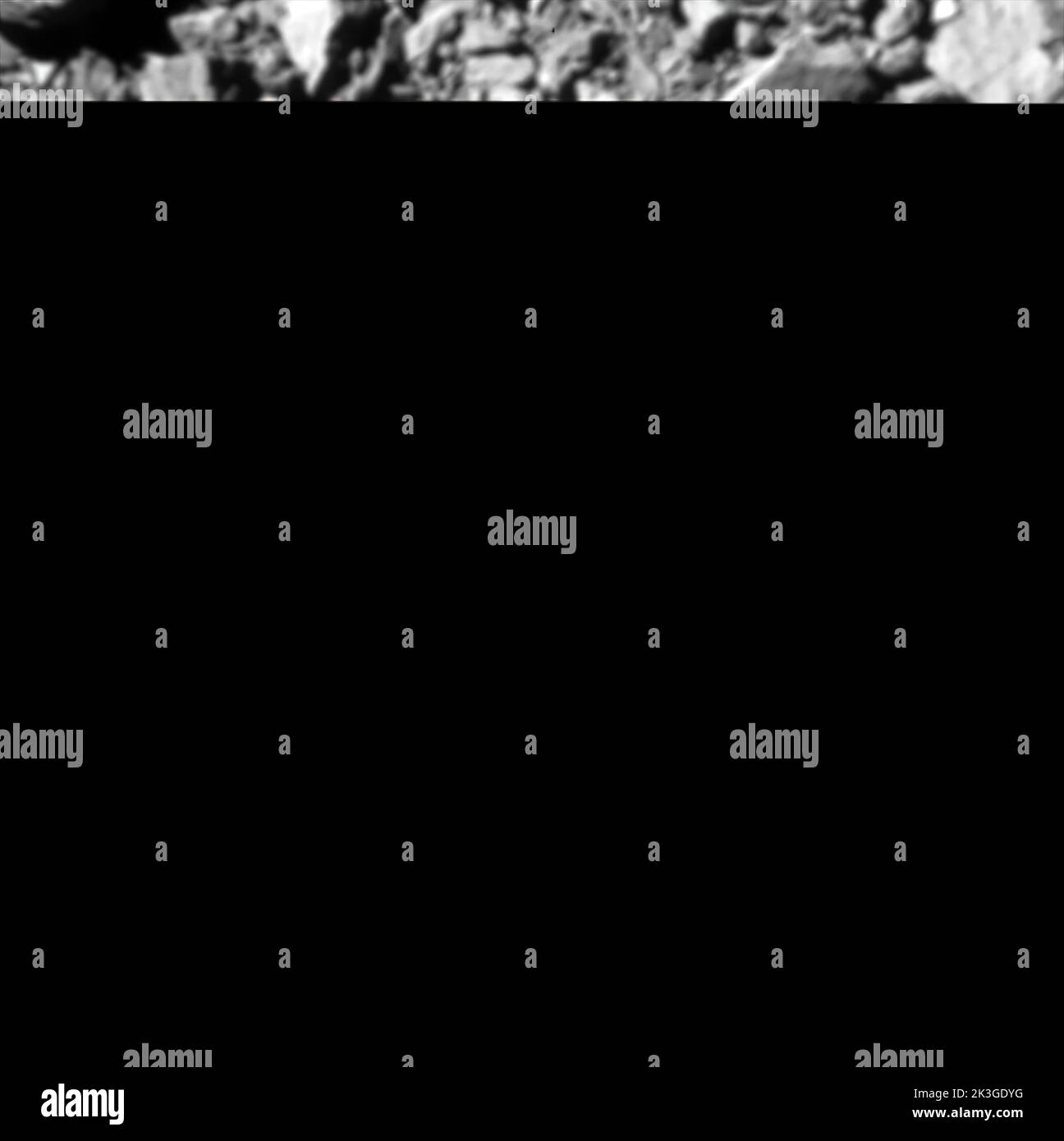 DART’s final look at the asteroid moonlet Dimorphos before impact. The ...