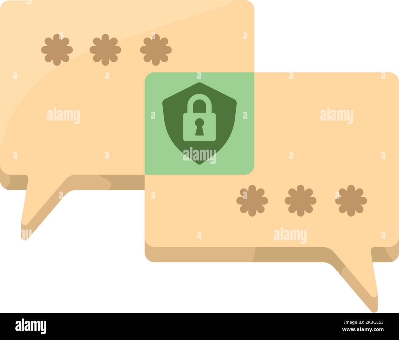 speech bubbles with padlock Stock Vector Image & Art - Alamy