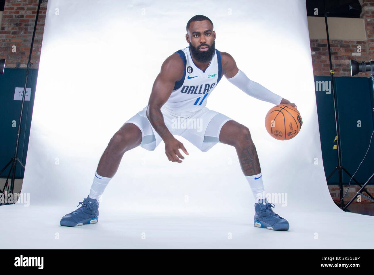 Sept 26, 2022: Dallas Mavericks guard Tim Hardaway Jr. #11 poses during ...