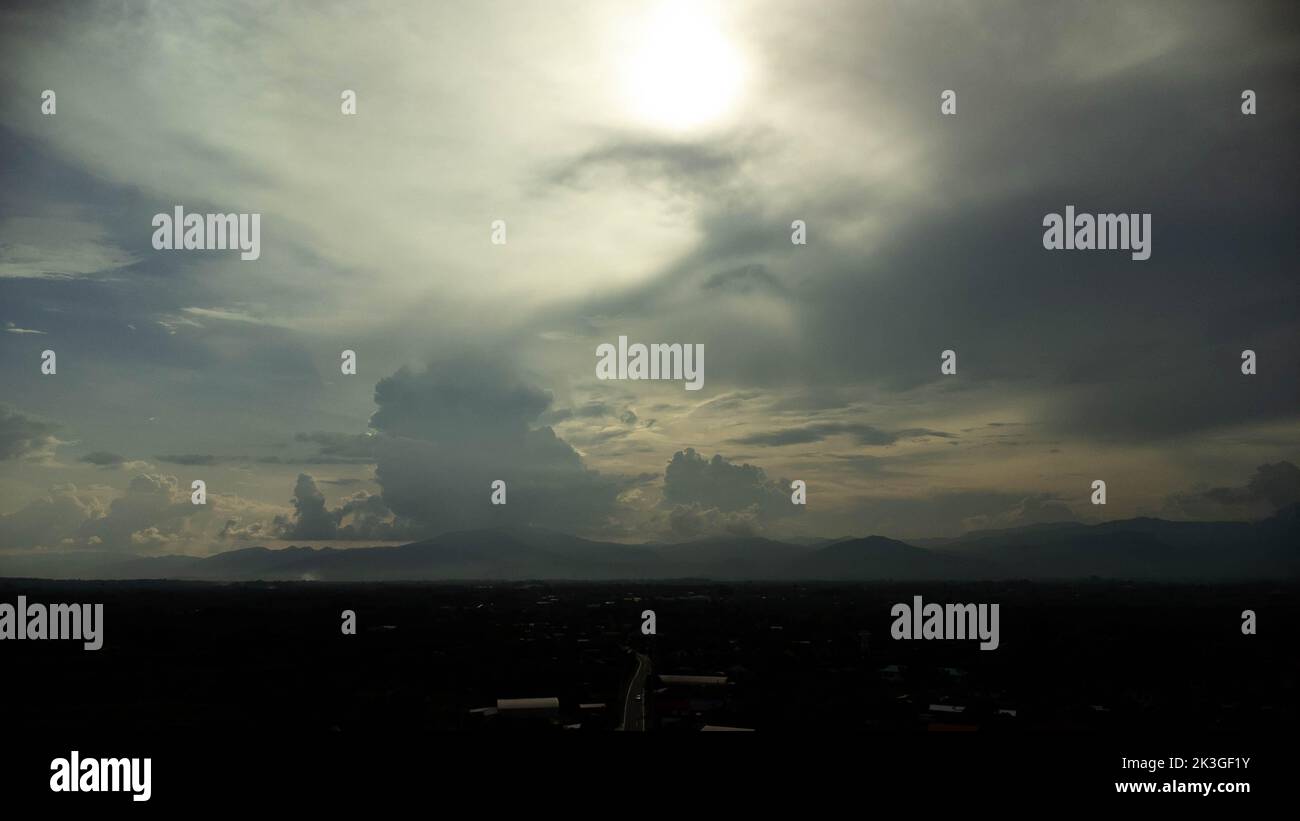 Time lapse beautiful scenery silhouette hi-res stock photography and ...