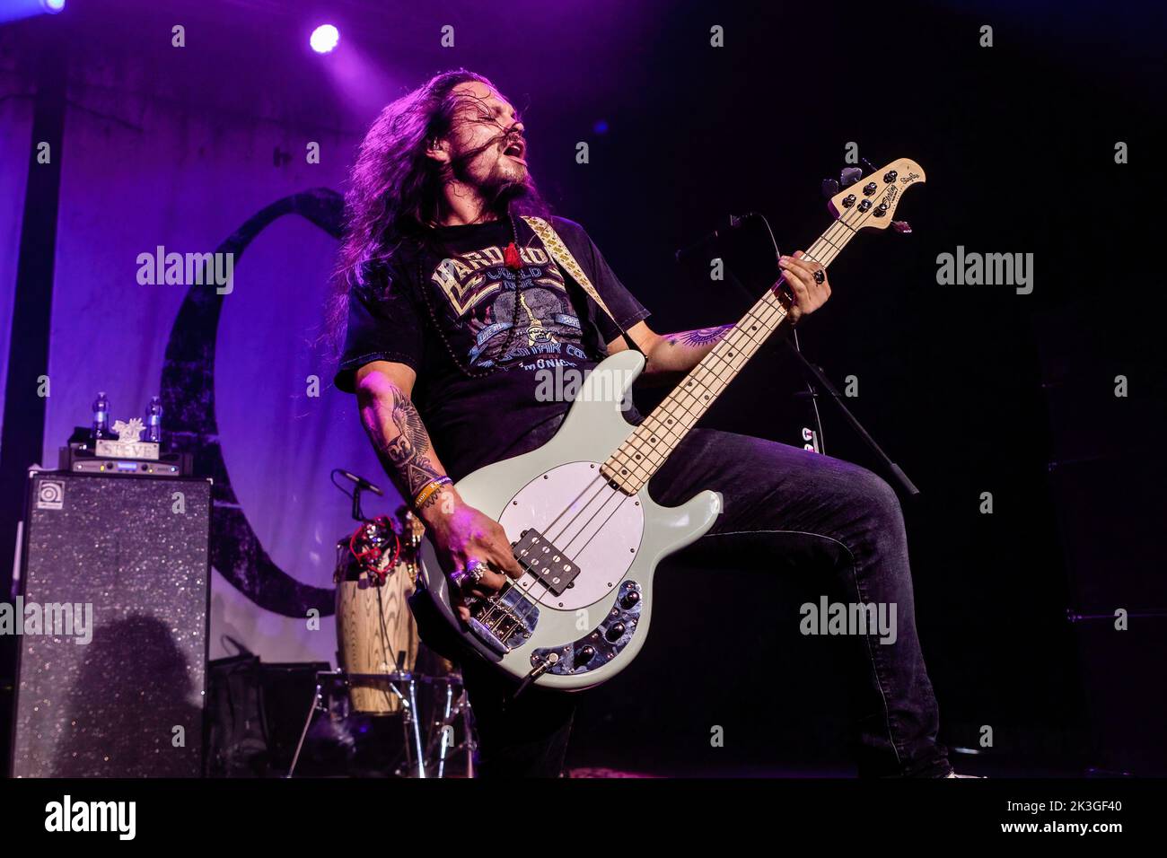 Milano, Italy - 26 Sept 2022, Steve Jewell of American rock band Black ...