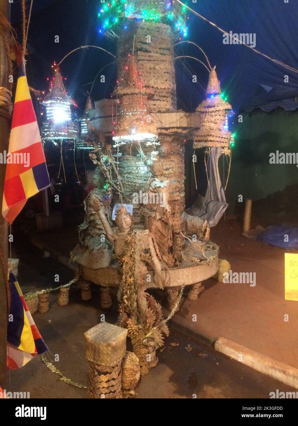 Vesak Day Celebrations in Sri Lanka Stock Photo - Alamy