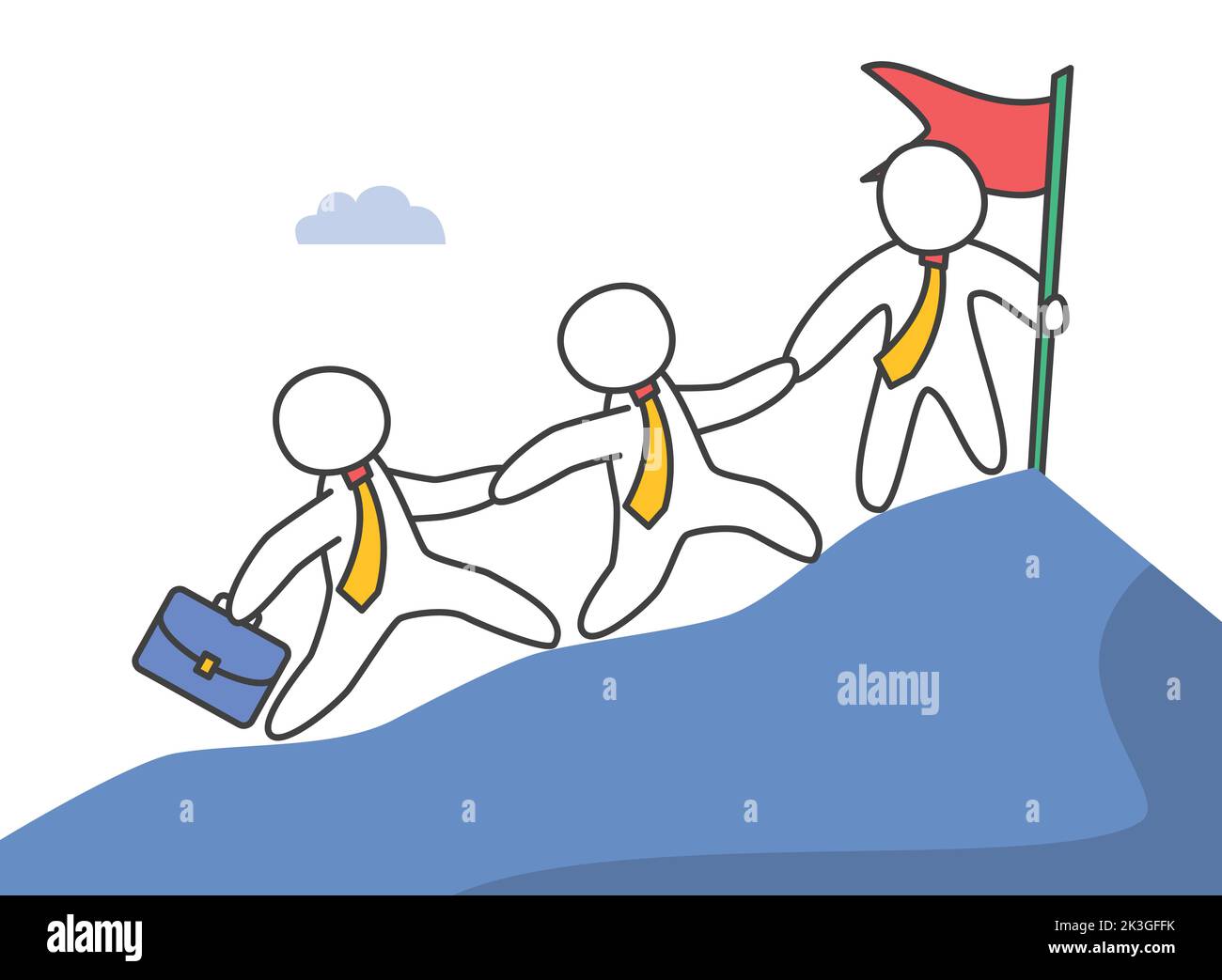 Team work vector. Concept for Teamwork, Collaboration, Success ...