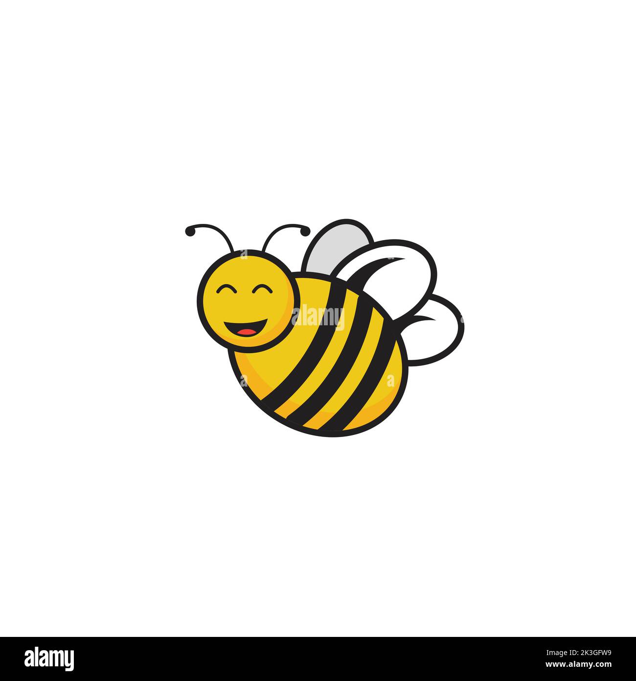 Cartoon bee vector Stock Vector Image & Art - Alamy