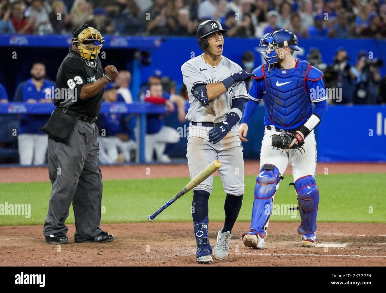 Toronto, Canada. 25th Sep, 2022. New York Yankees right fielder Oswaldo ...