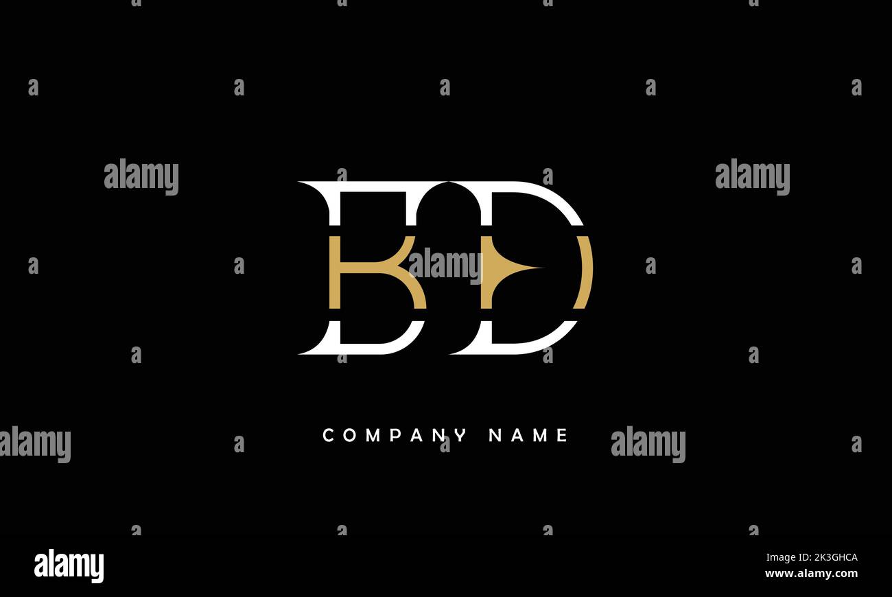 Bd real estate logo hi-res stock photography and images - Alamy
