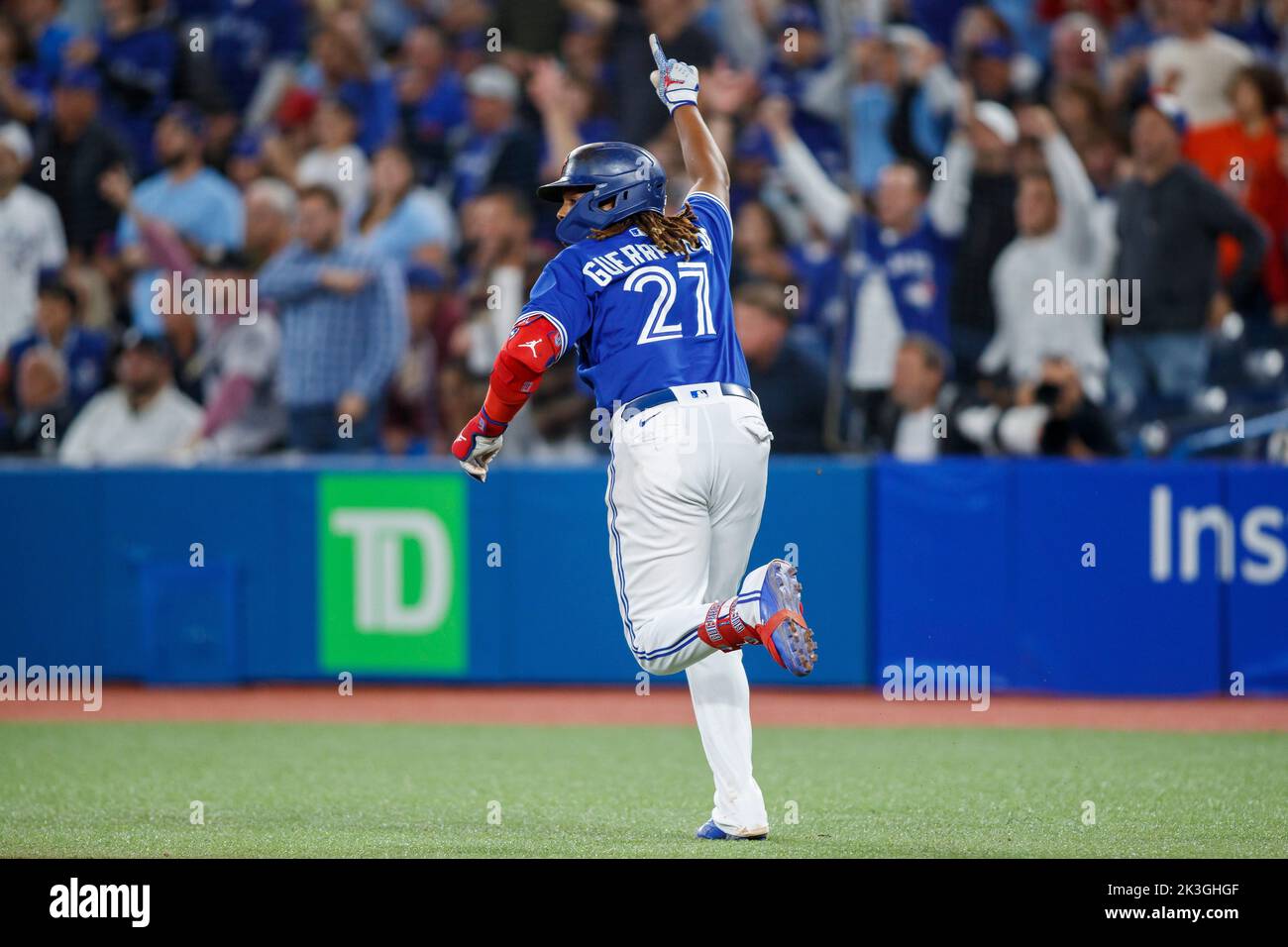 Toronto, Canada, September 26, 2022, Toronto Blue Jays first baseman ...