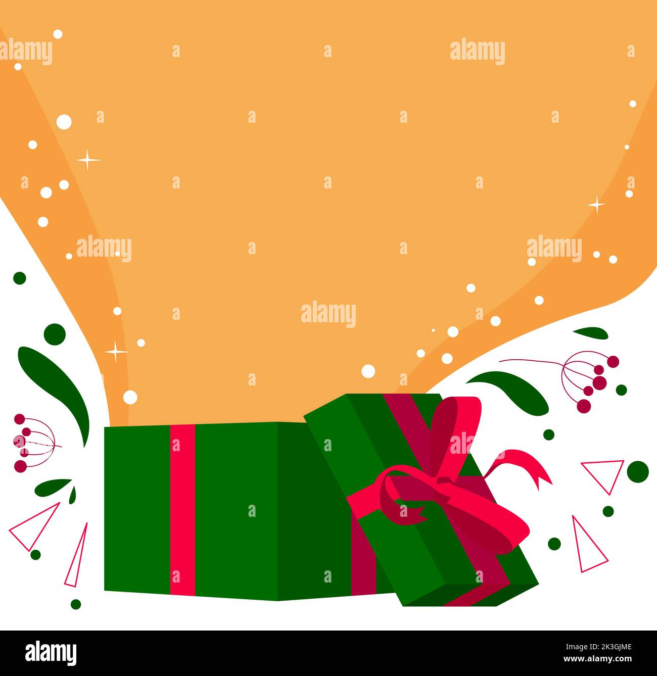 Business unpack, package unboxing parcel template. Vector cartoon creative background concept ...