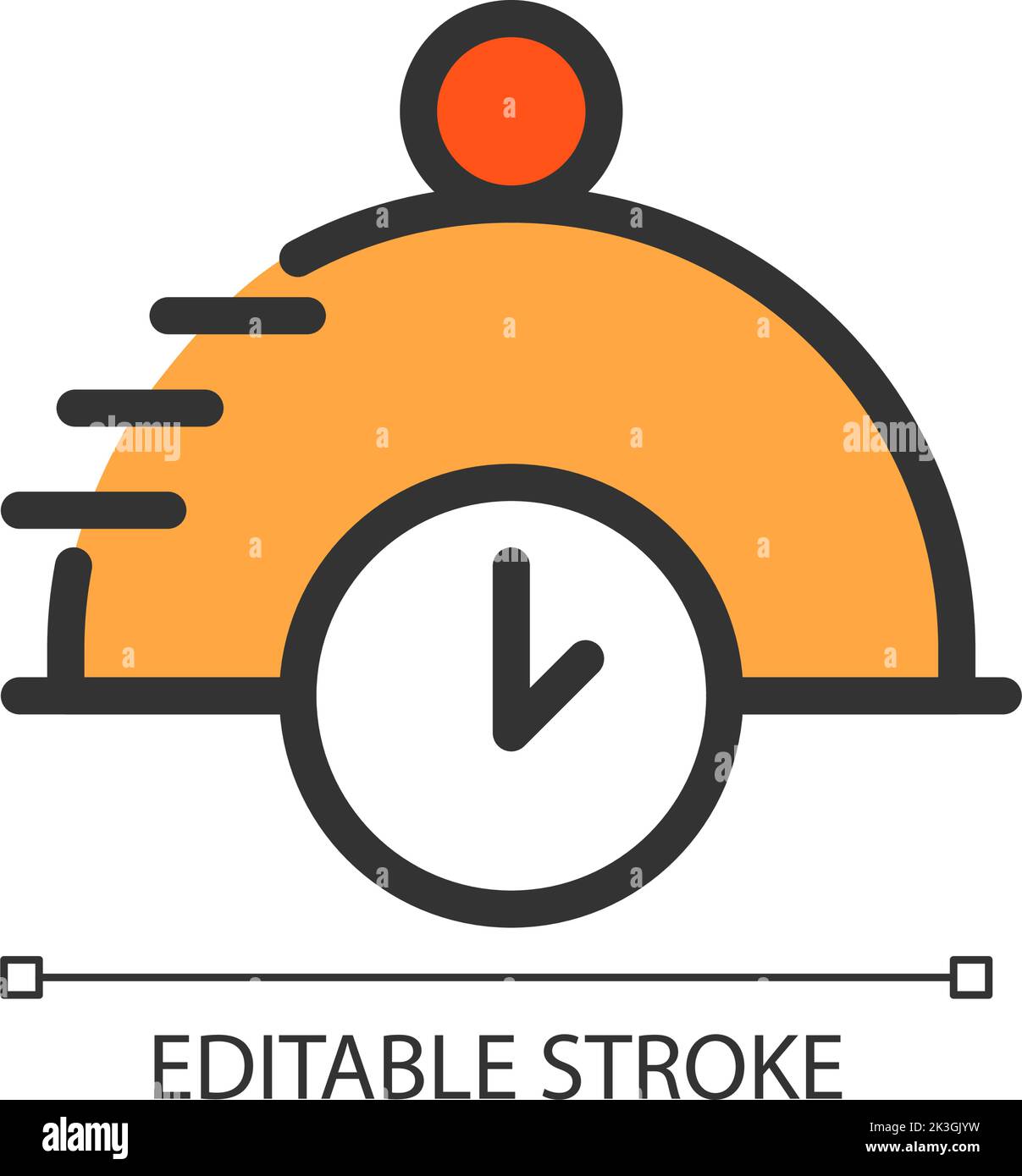 Customer waiting to be served Stock Vector Images - Alamy