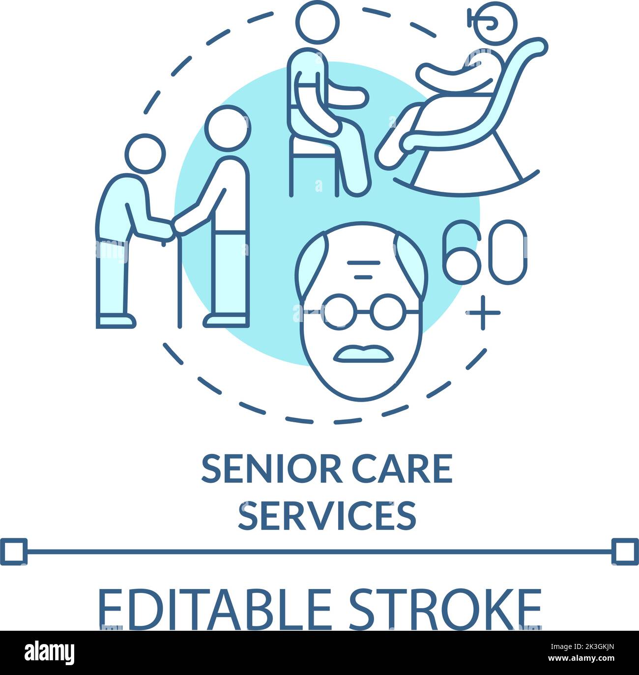 Senior business circle Stock Vector Images - Alamy