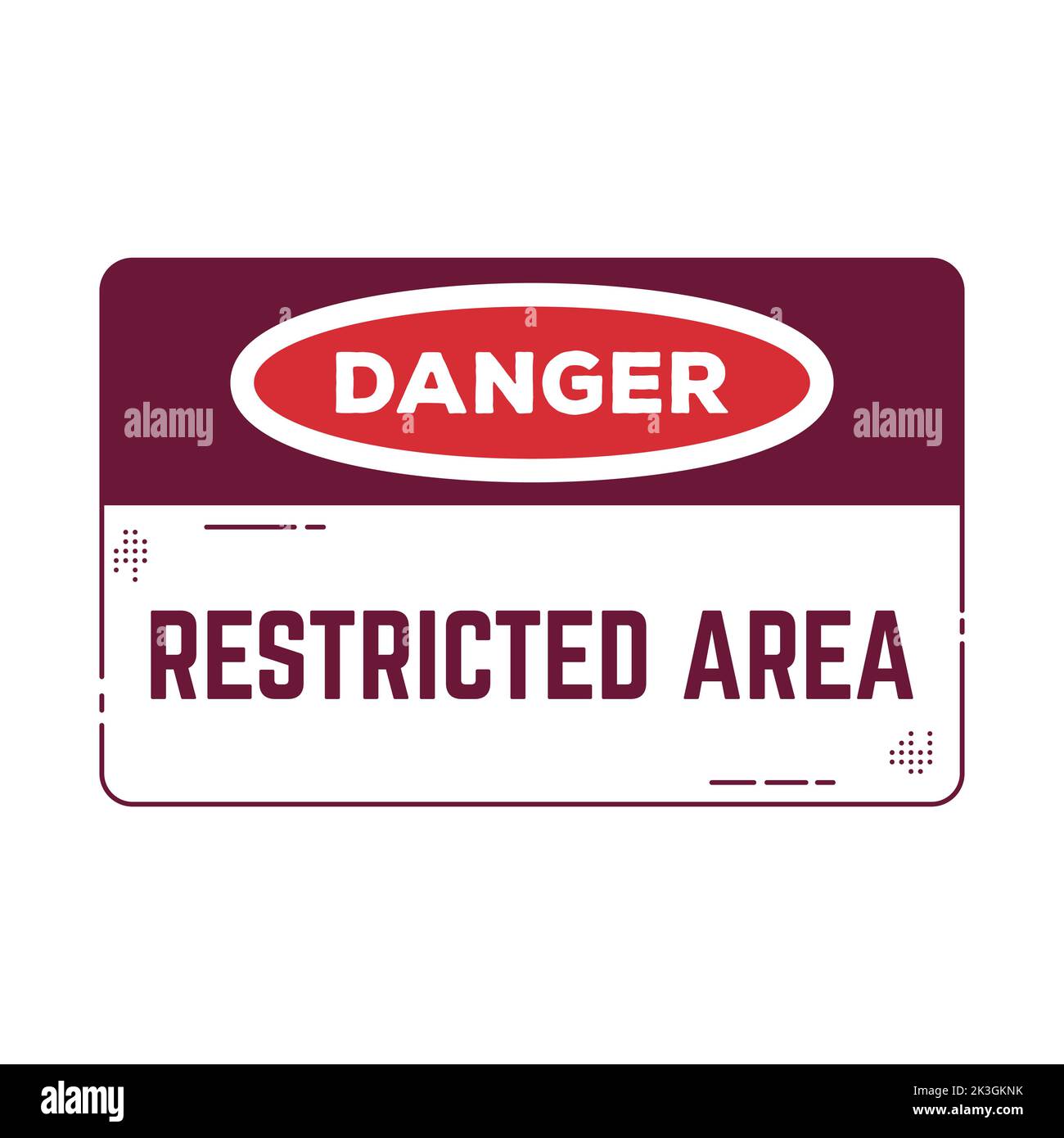 Danger horizontal sign Stock Vector Image & Art - Alamy