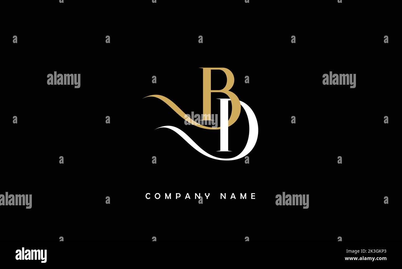 BD, DB Abstract Letters Logo Monogram Stock Vector Image & Art - Alamy