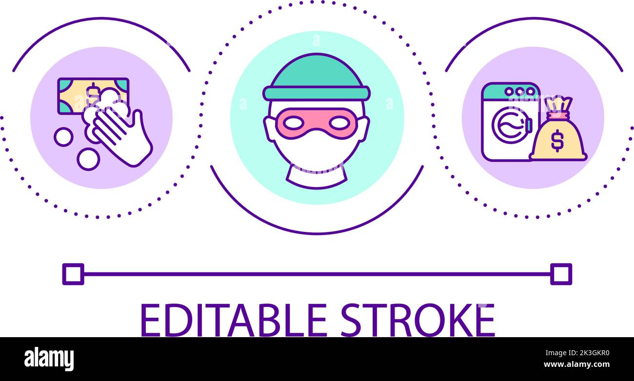 Money laundering dollar banknote Stock Vector Images - Alamy