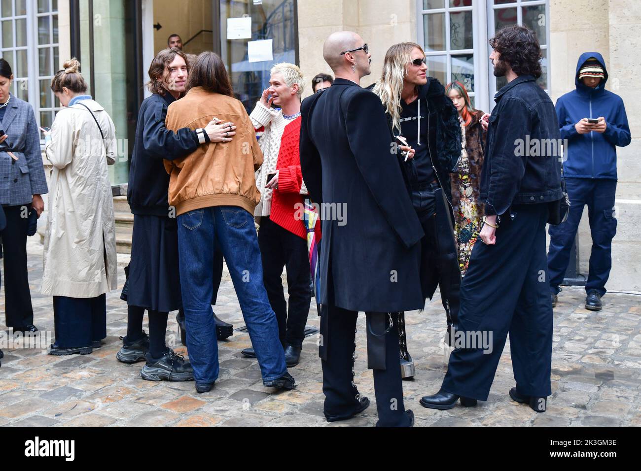 Paris, France. September 26, 2022, Tyrone Dylan Susman with Martin ...