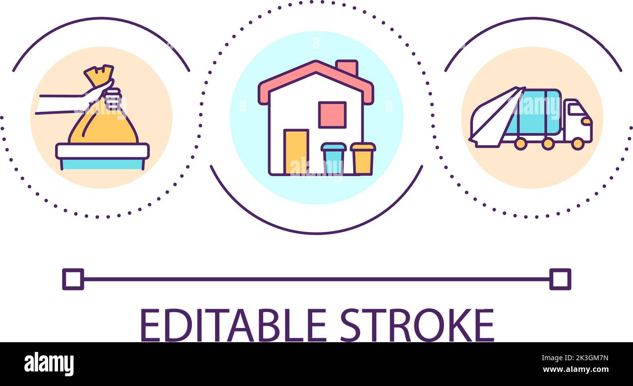 Curbside collection service loop concept icon Stock Vector Image & Art ... Curbside collection service loop concept icon Stock Vector Image & Art ...
